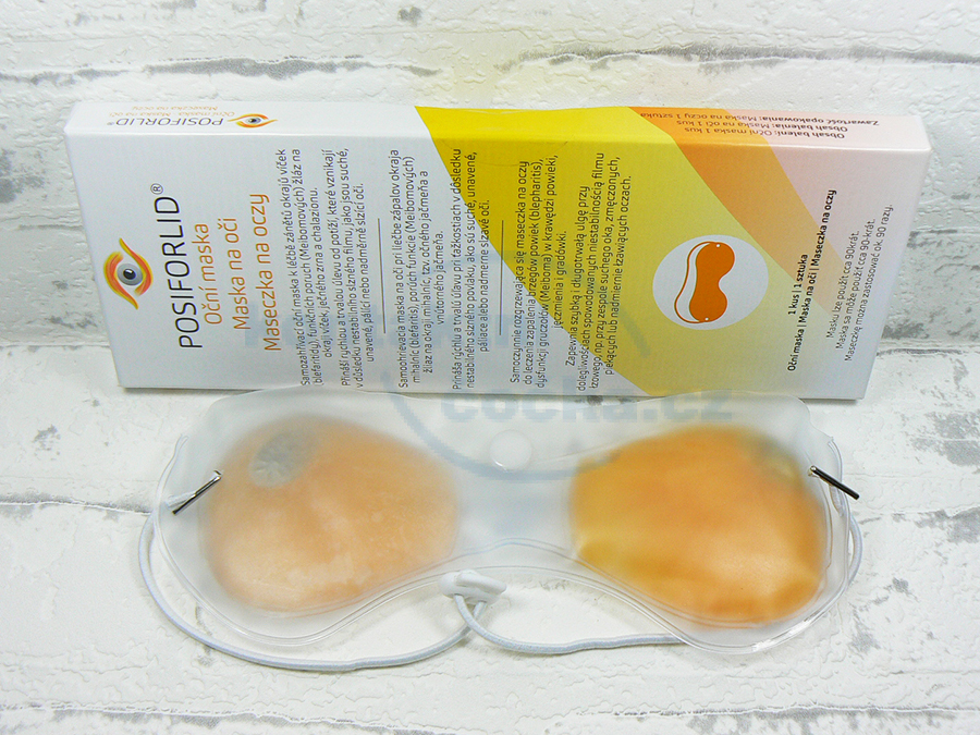 Posiforlid samozahřívací oční maska 1 ks - Kontaktní čočka