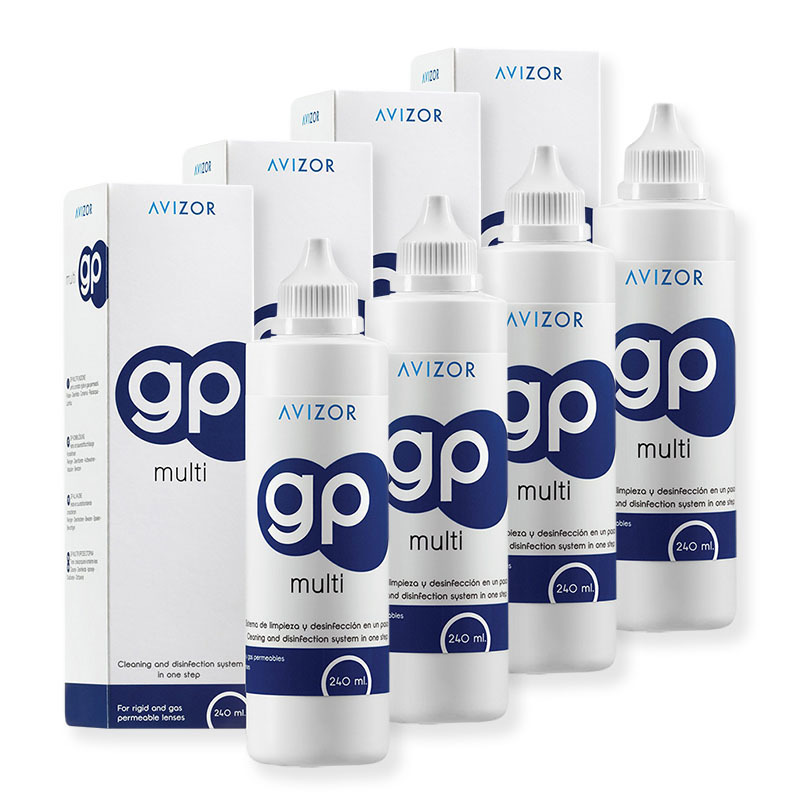 Výhodná sada AVIZOR GP Multi 4x 240 ml - Kontaktní čočka